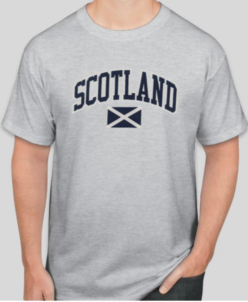Scotland College University Style T-Shirt – ScottishStoreOnline.com